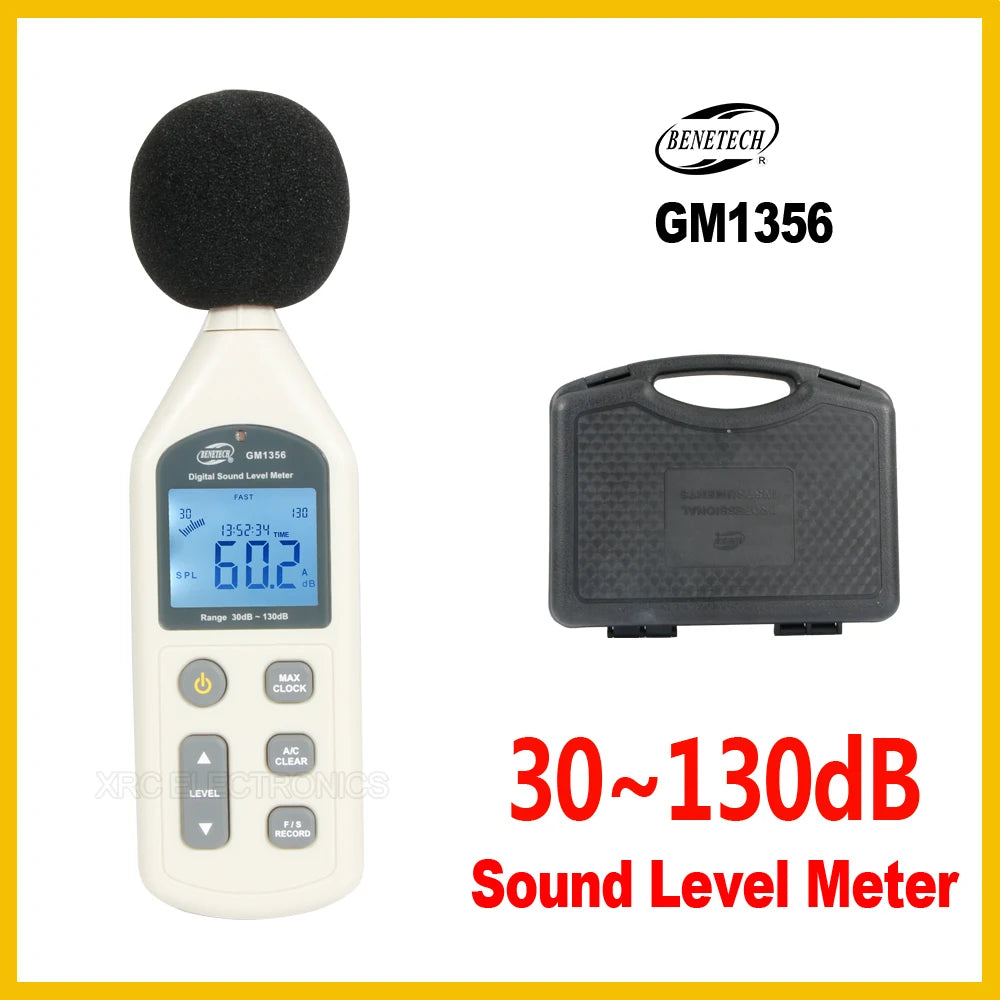 Sound Noise Level Meter USB Data Logger Digital Measurements Benetech