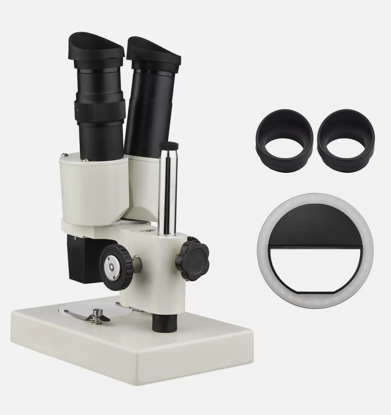 Microscope Binocular Stereo 20X 40X Laboratory Scope With LED Light So