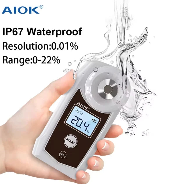 Refractometer Coffee Liquid Concentration 0‑22% Digital High Accuracy