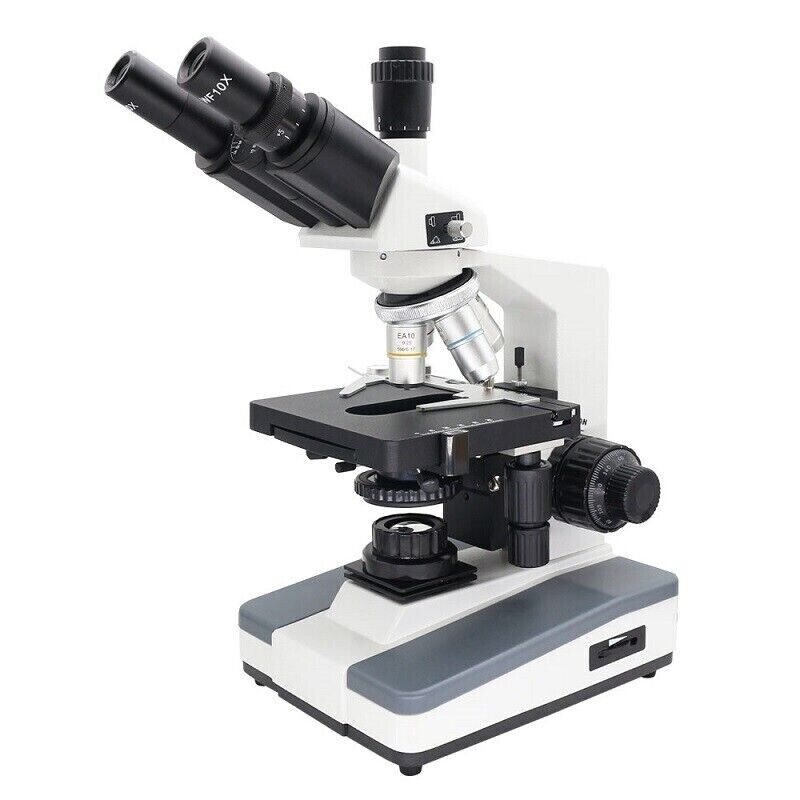 Trinocular Compound Microscope 40X-1600X Professional Lab Biological M