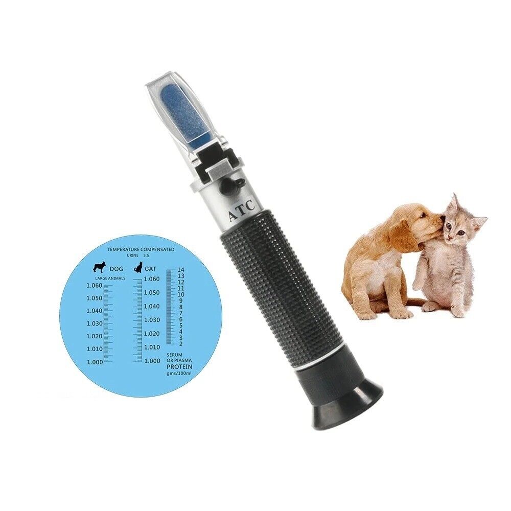 Refractometer Pet Dog Cat Protein Serum Plasma Haemoglobin Urine S.G T