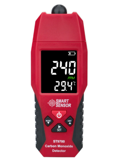 CARBON MONOXIDE METER CO GAS TESTER MONITOR DETECTOR GAUGE SMART SENSO
