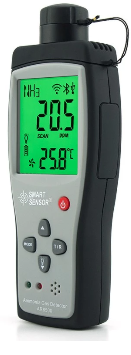 Ammonia Gas Meter Detector Detects Measures Reader Alarm Smart Meter A