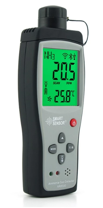 Ammonia Gas Meter Detector Detects Measures Reader Alarm Smart Meter A