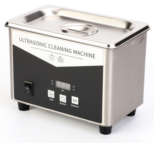 Ultrasonic Cleaner Ultra Sonic Bath Cleaning Timer 0.8L Digital Stainl