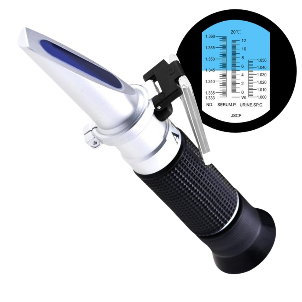 Urine Refractometer 3 in 1 Serum Protein, Specific Gravity & Refractiv