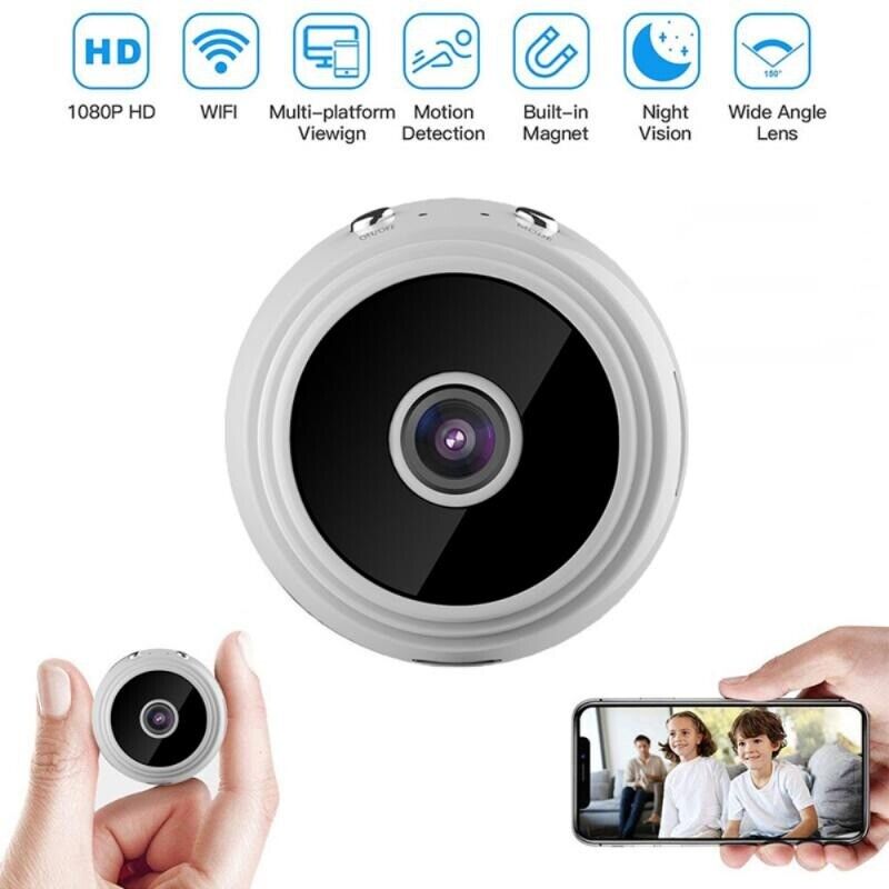 Mini Camera Wireless Security Remote Control Surveillance Night Camcor