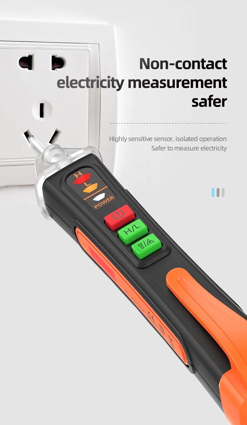 Voltage Detector Smart Non-Contact Voltage Tester Pen Meter