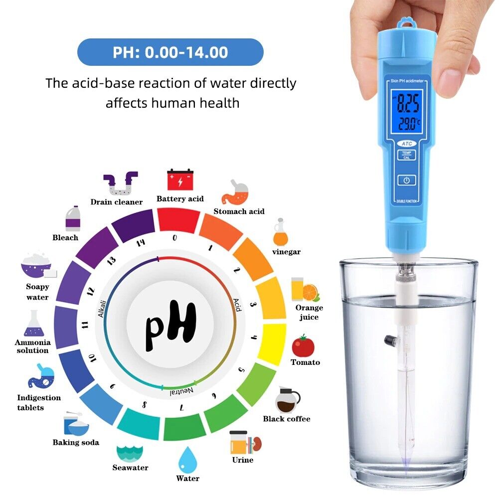 pH Meter Spear Tip Electrode For Meat Cheese Soil Hydroponics Auto Cal