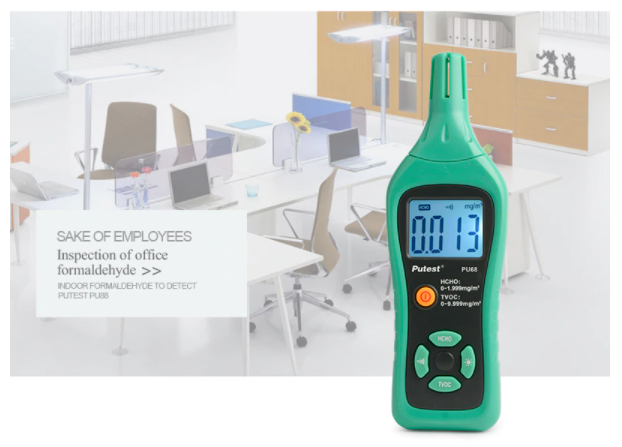 Air Quality Formaldehyde Meter Detector Analyzer Temperature & Humidit