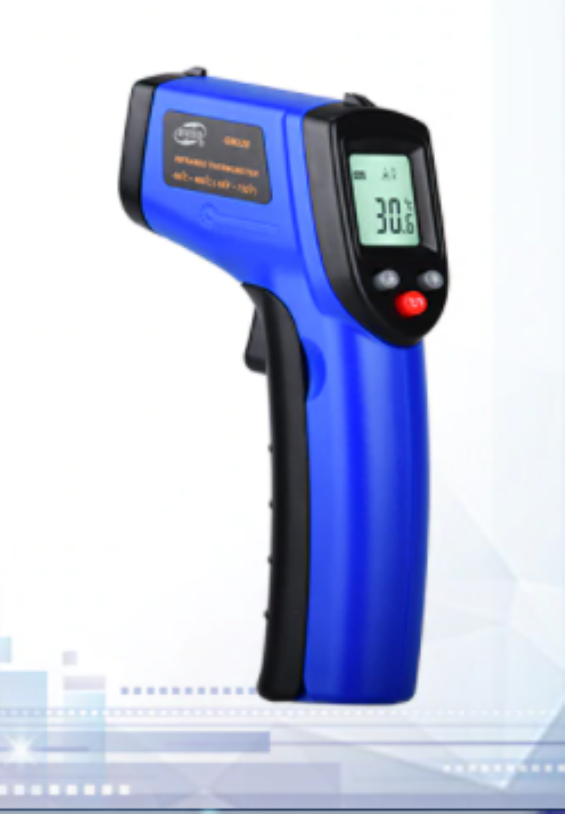 Non-Contact Temperature -50°C~530°C IR Temp Gun Infrared Thermometer G