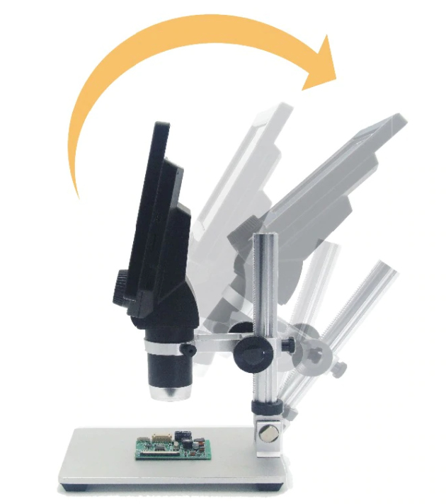 Digital Microscope 7 Inch LCD Display 12MP 1-1200 Amplification Magnif