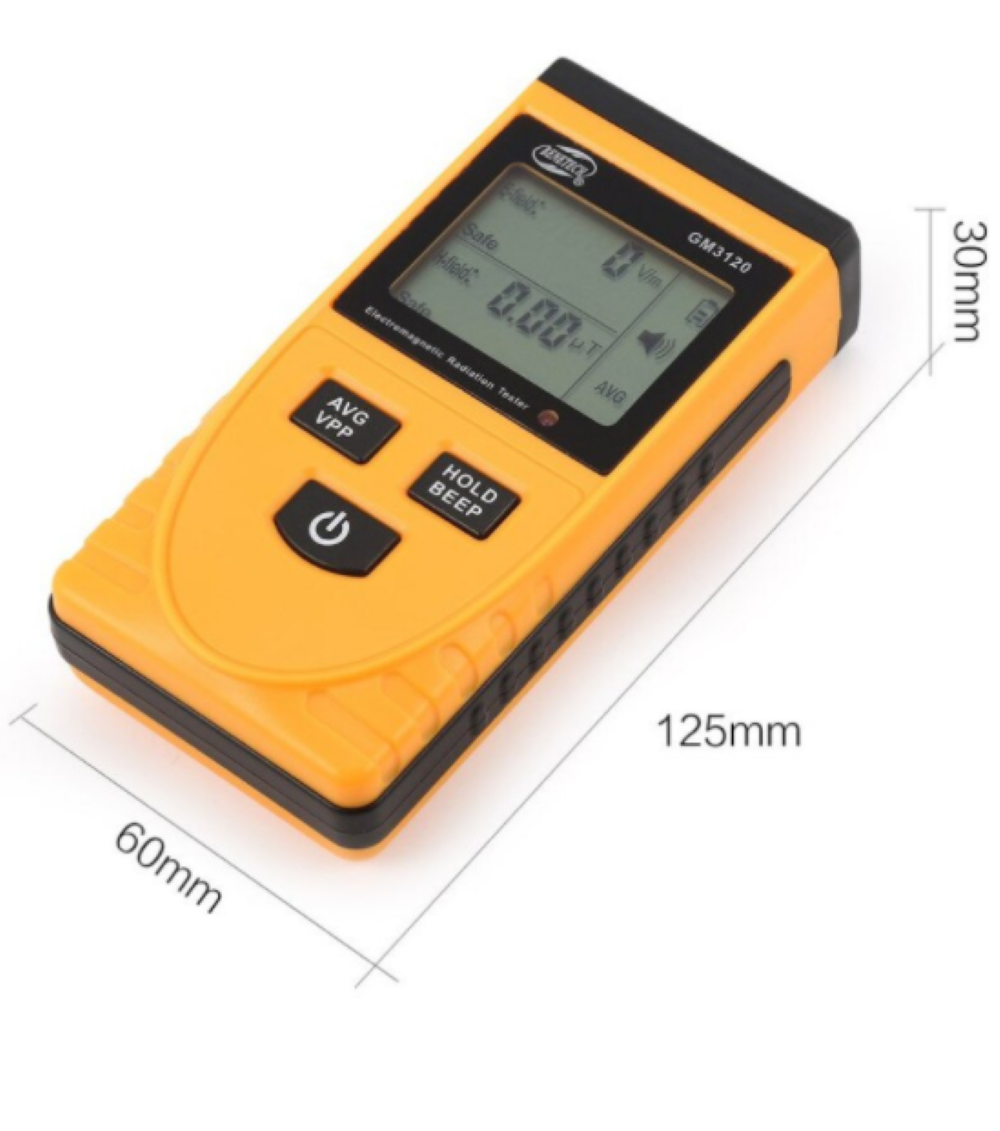 Electromagnetic Field Radiation Detector EMF Tester Meter Benetech GM3