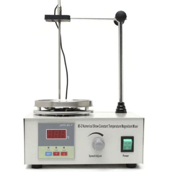 Magnetic Stirrer Hot Plate Stirring 1000ml 1℃ to 100℃ Dual Control Sti