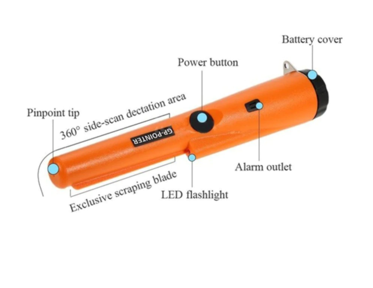 Metal Detector Handheld Waterproof Pin Pointer Sensitive Scanner GP Po