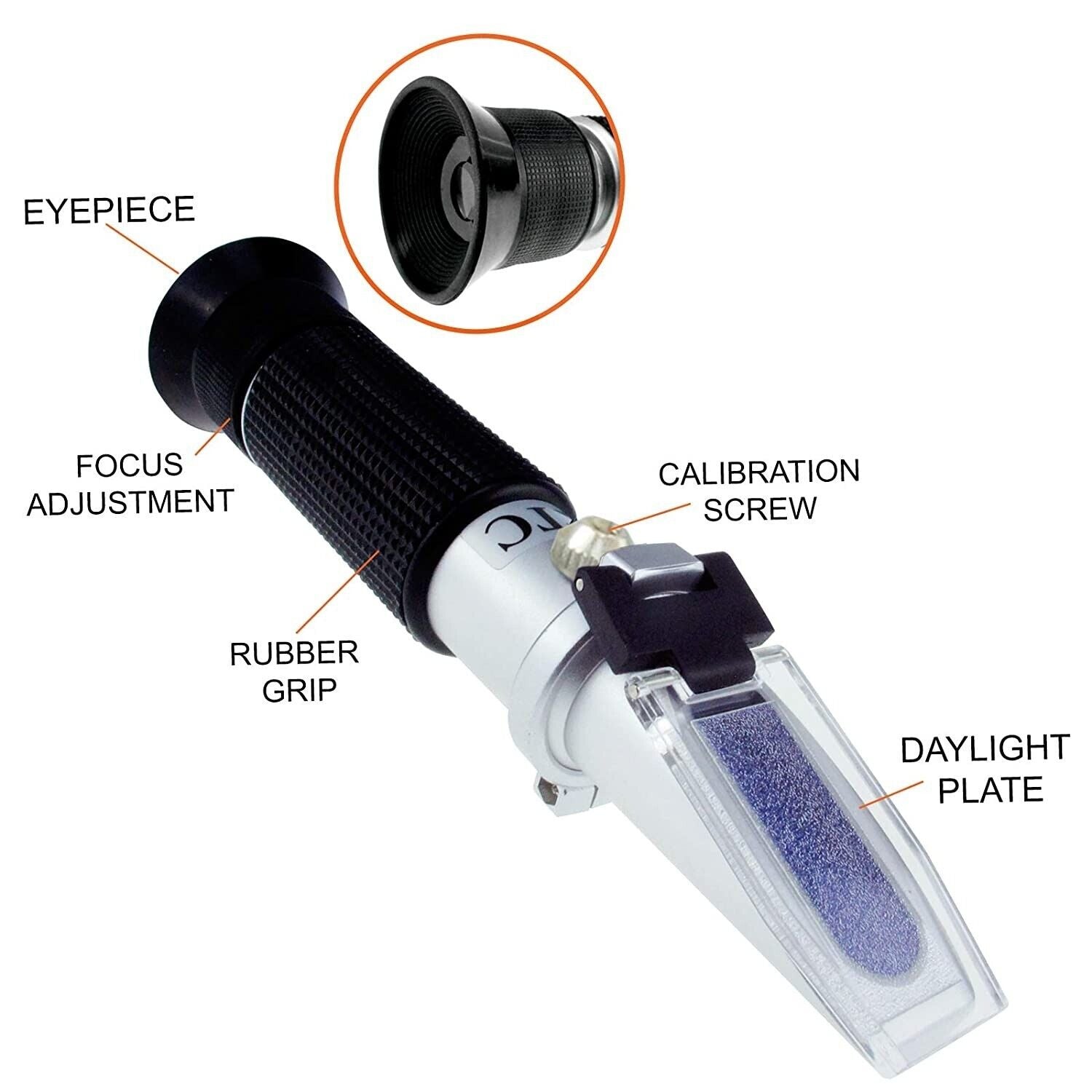 Refractometer Human Urine Testing 3 in 1 Serum Protein, Specific Gravi